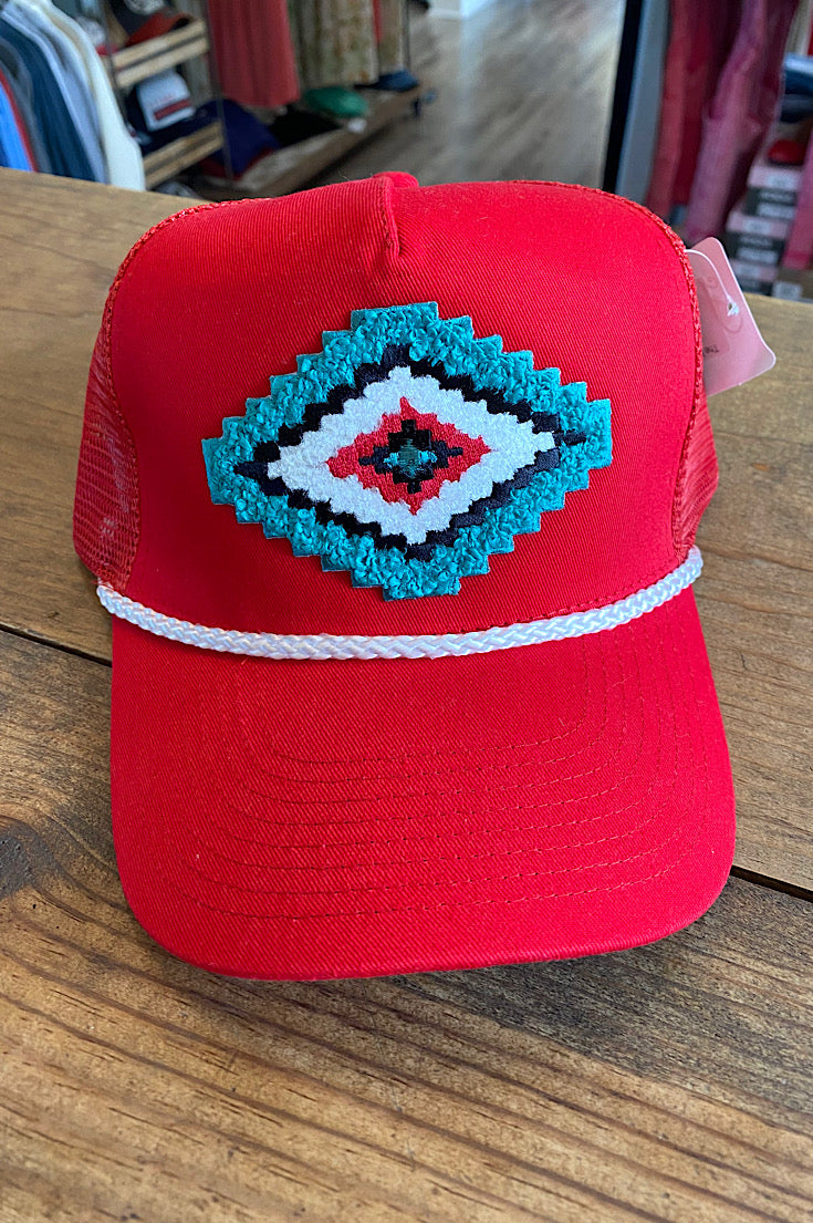 The Rambler Red Trucker Hat – j Boutique ne